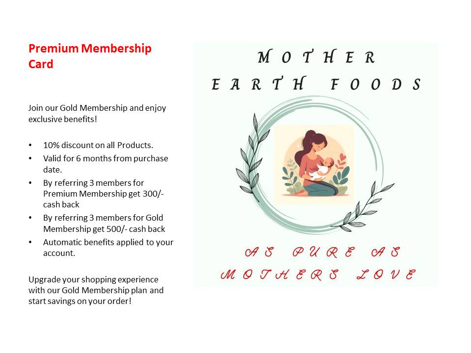 Premium Membership Card – Mother Earth Foods
